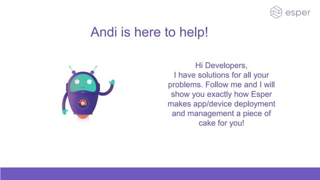 Developer meets esper | PPT
