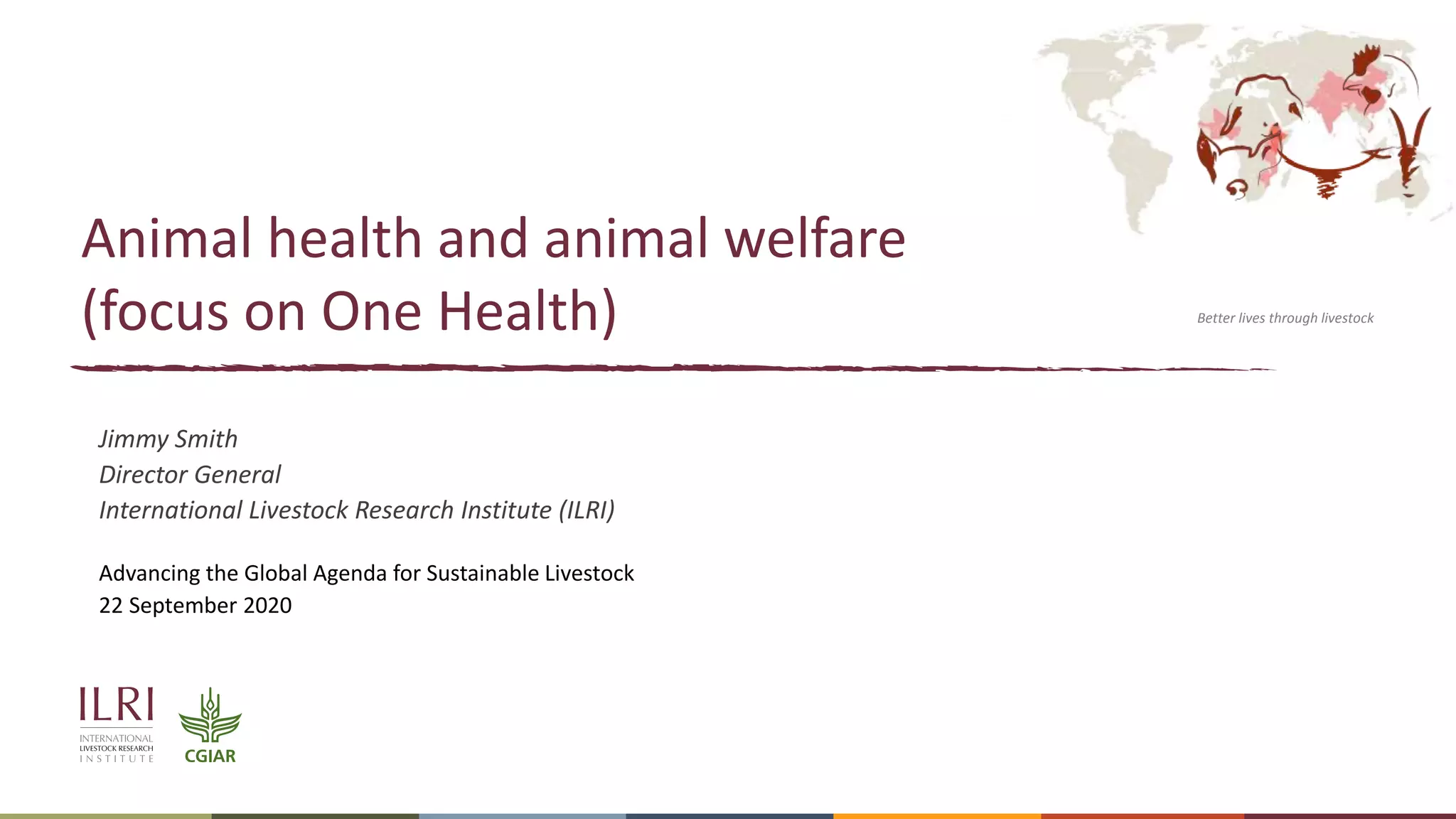 Animal health and animal welfare (focus on One Health) | PPTX