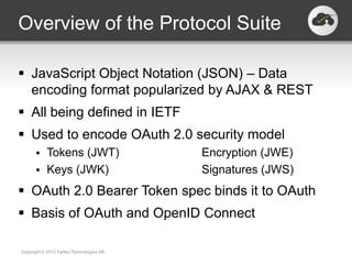 The JSON-based Identity Protocol Suite | PPT