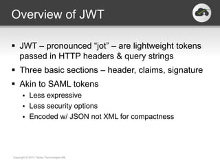 The JSON-based Identity Protocol Suite | PPT