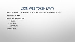 jwt.pptx | Web Development | Internet