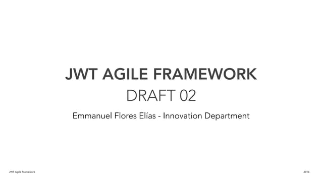 JWT Agile Framework | PDF | Web Development | Internet