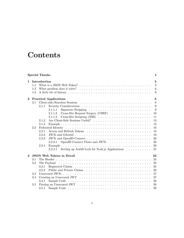 JWT(JSON WEB TOKEN) hand book for beginner | PDF