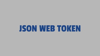JSON Web Tokens | PPT