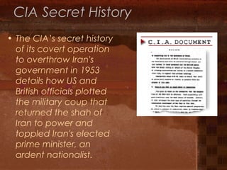 Jwt 1953 iran coup | PPT