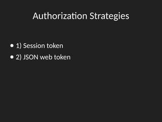 JWT_Presentation to show how jwt is better then session based authorization | PPTX