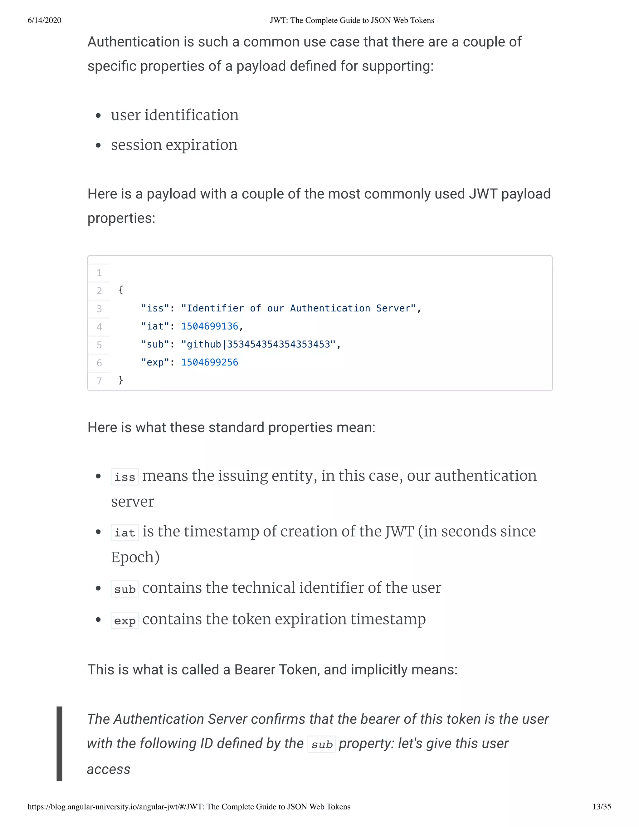 Jwt the complete guide to json web tokens | PDF