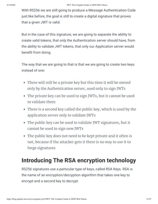 Jwt the complete guide to json web tokens | PDF