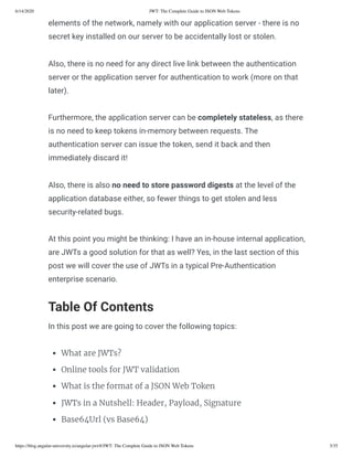 Jwt the complete guide to json web tokens | PDF