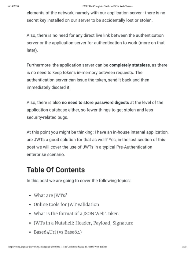 Jwt the complete guide to json web tokens | PDF