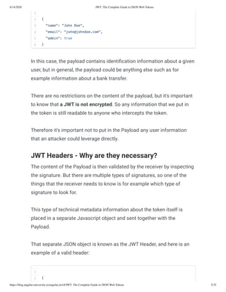 Jwt the complete guide to json web tokens | PDF