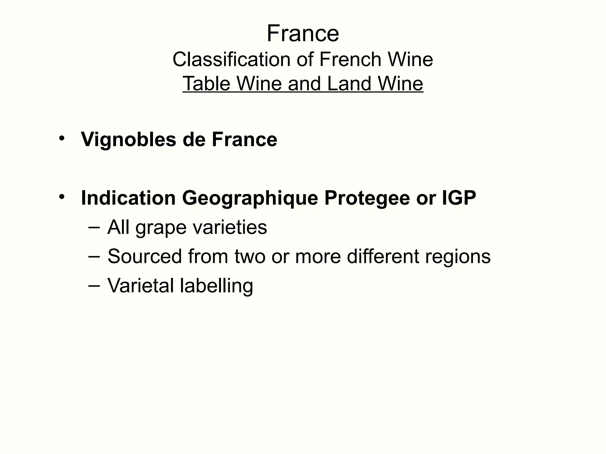 Wines of France | PPT