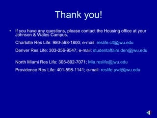 Jwu housing app tutorial | PPT