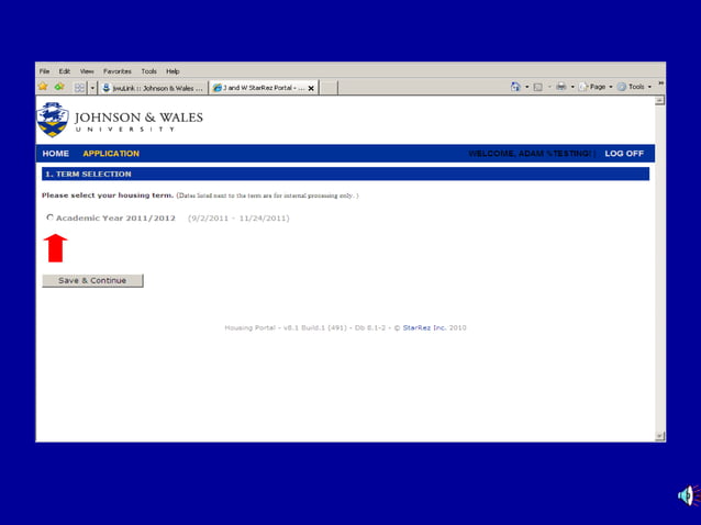 Jwu housing app tutorial | PPT