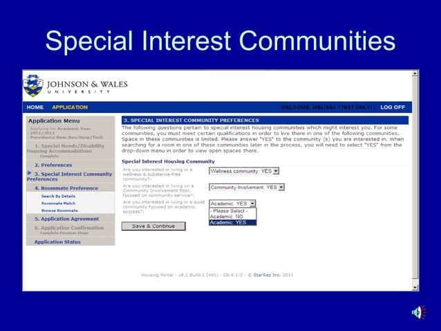 Jwu housing app tutorial | PPT