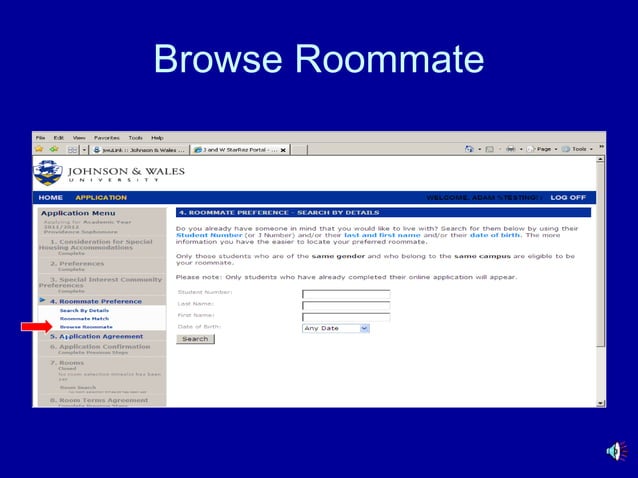 Jwu housing app tutorial | PPT