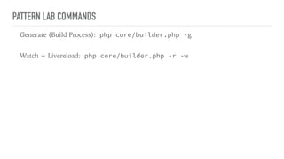 Intro to Pattern Lab | PPT