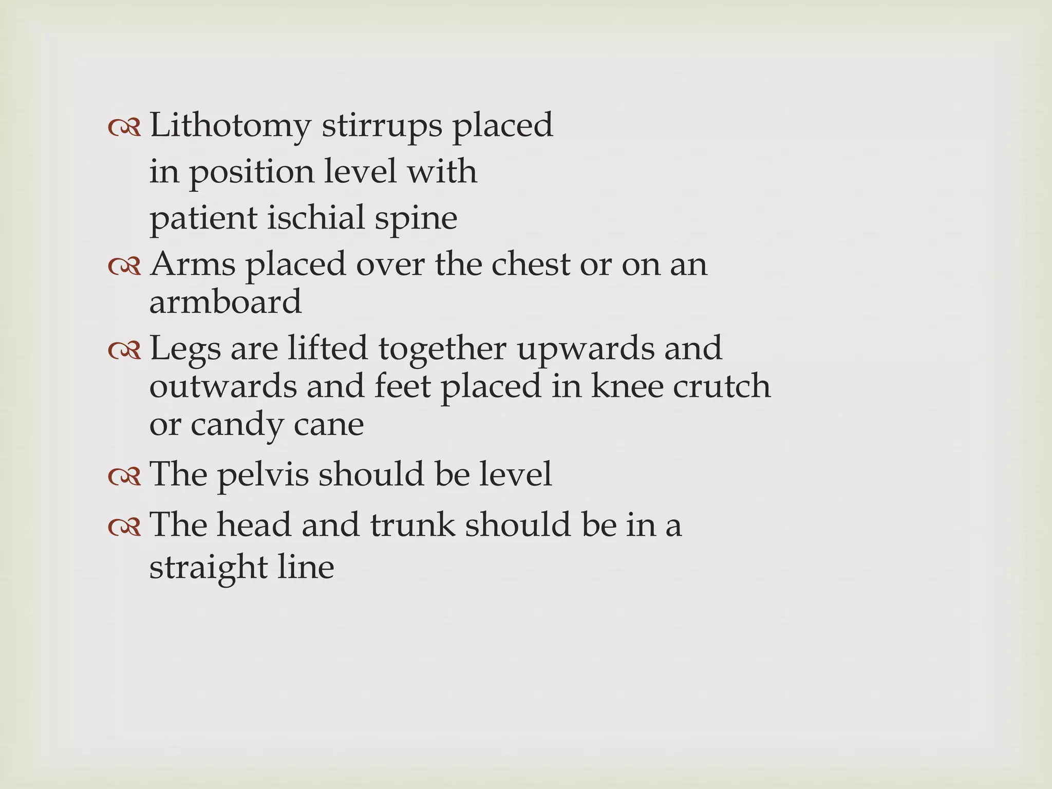 Lithotomy position abdullah | PPTX