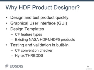 HDF-EOS Data Product Developer's Guide | PPTX