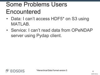 Accessing Cloud Data and Services Using EDL, Pydap, MATLAB | PPT