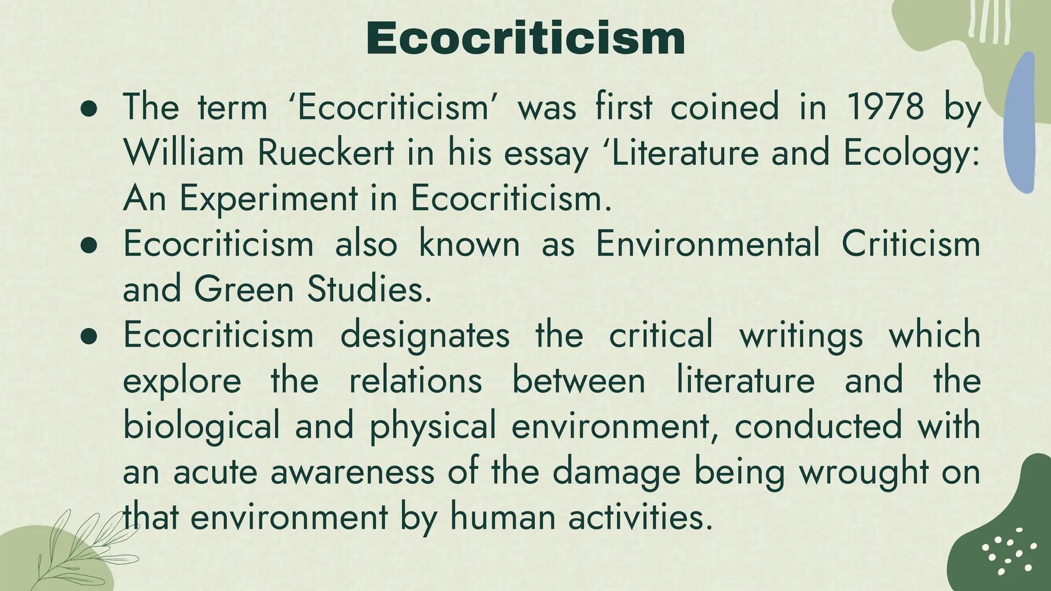 Criticism - Ecocriticism paper no. 204_.pptx