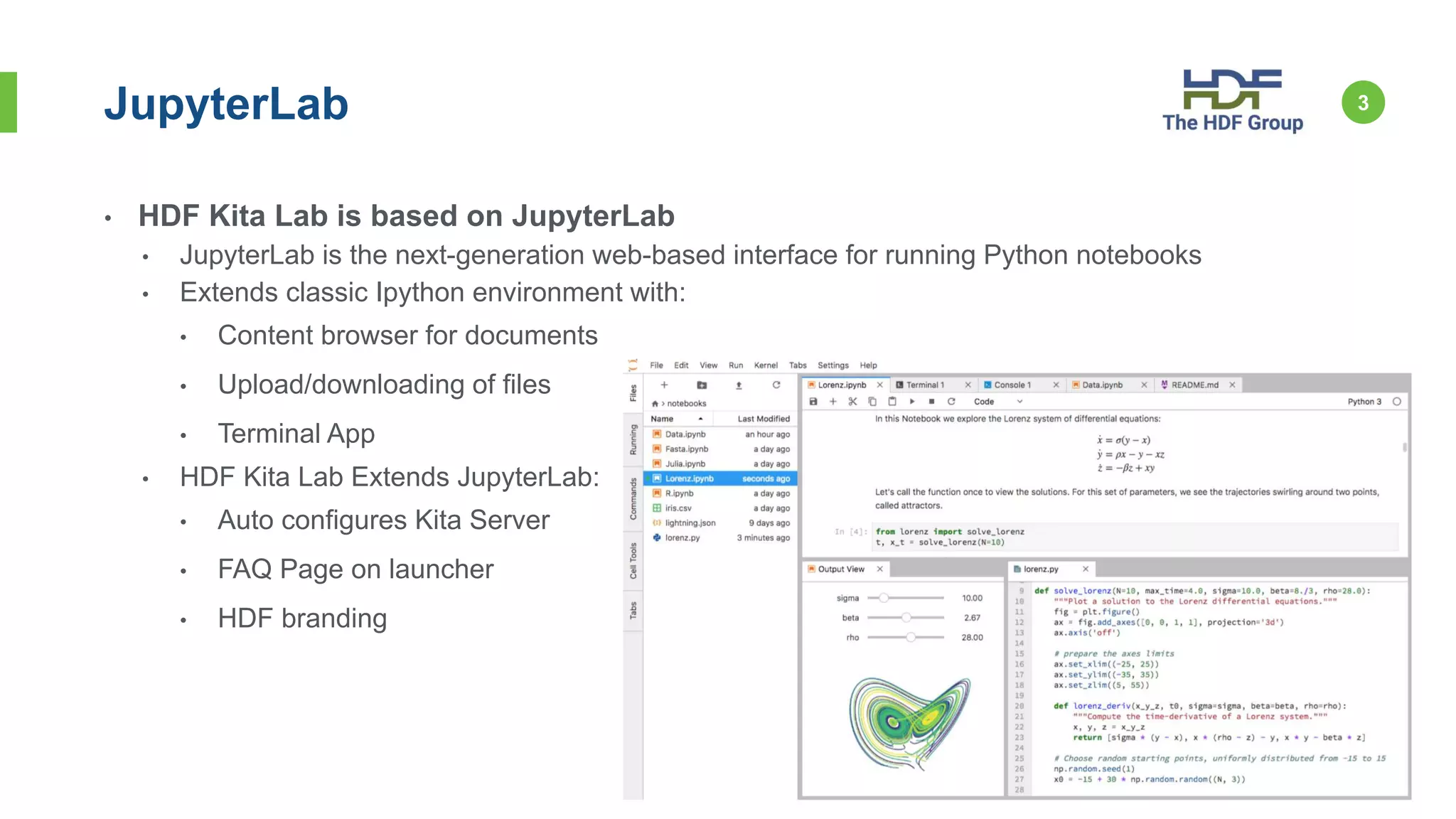 HDF Kita Lab: JupyterLab + HDF Service | PPT