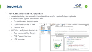 HDF Kita Lab: JupyterLab + HDF Service | PPT