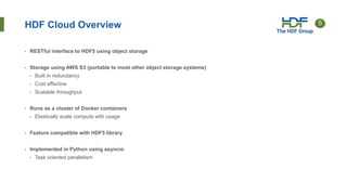 HDF Cloud: HDF5 at Scale | PPT