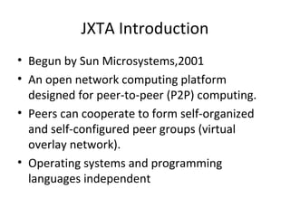 Jxta | PPT