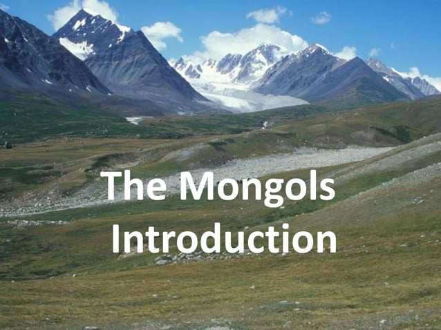Mongolia introduction climate, steppes landforms | PPTX