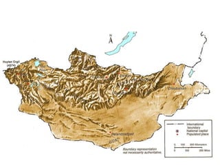 Mongolia introduction climate, steppes landforms | PPTX