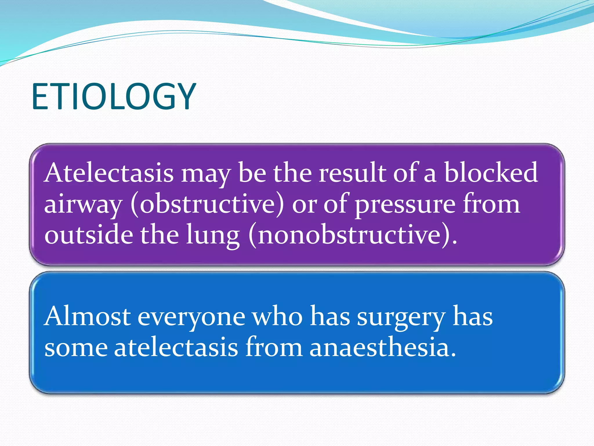 Atelectasis ppt Nikhil | PPTX