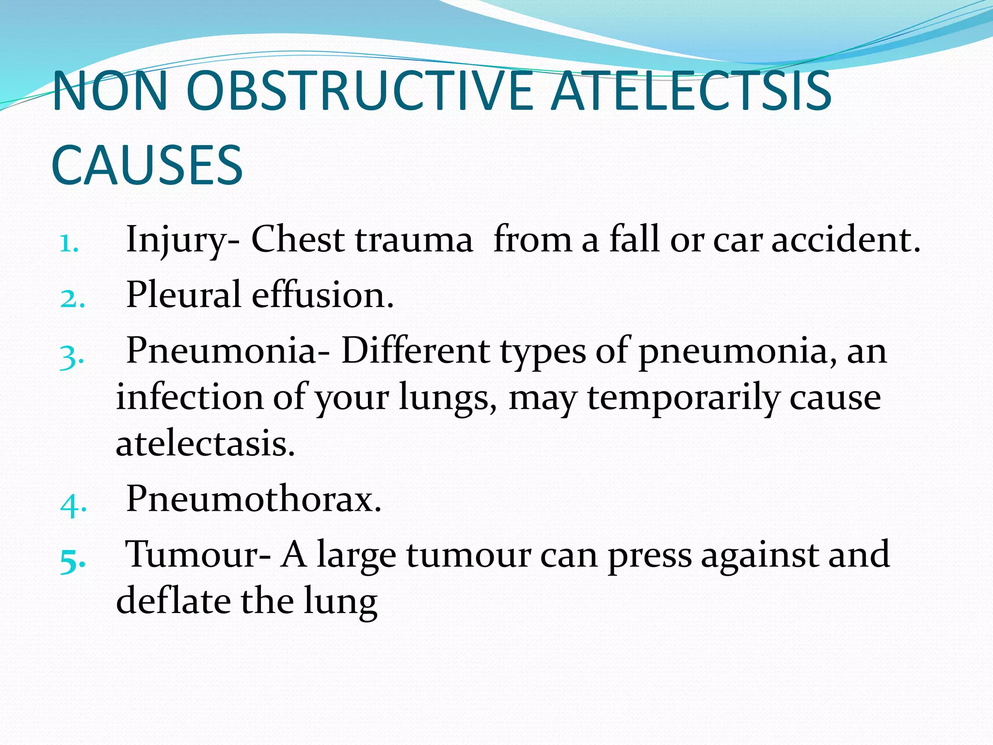 Atelectasis ppt Nikhil | PPTX