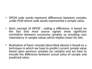 Waveform_codingUNIT-II_DC_-PPT.pptx | Digital Audio | Computer Software and Applications