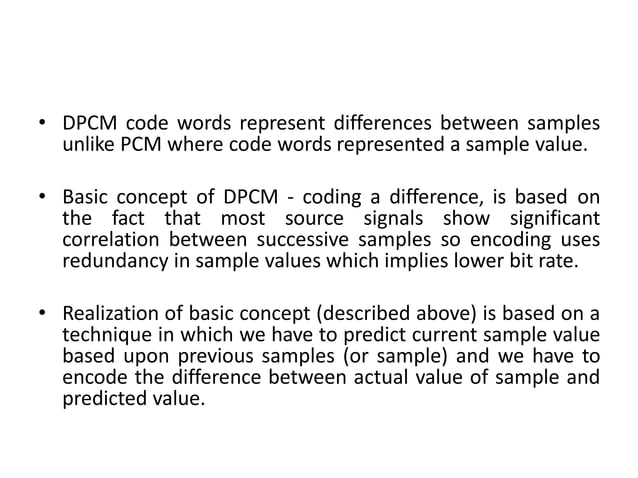Waveform_codingUNIT-II_DC_-PPT.pptx | Digital Audio | Computer Software and Applications