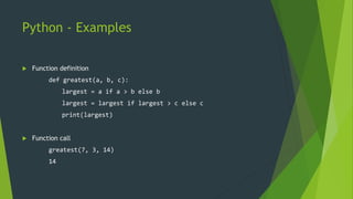 Cobol, lisp, and python | PPT