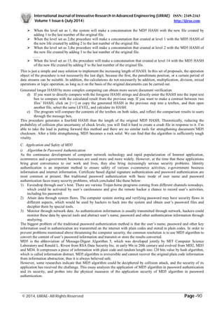 Implementation of New Modified MD5-512 bit Algorithm for Cryptography | PDF | Programming ...