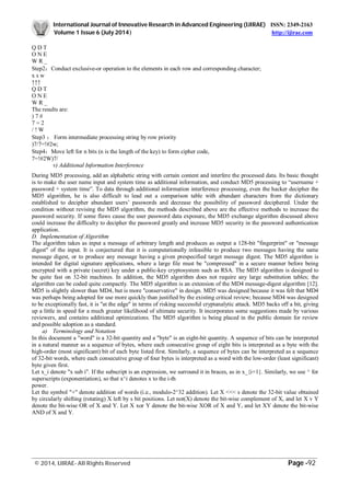 Implementation of New Modified MD5-512 bit Algorithm for Cryptography | PDF | Programming ...