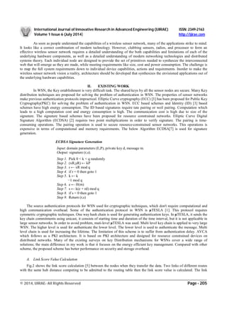 A Case Study on Authentication of Wireless Sensor Network based on Virtual Certificate Authority ...
