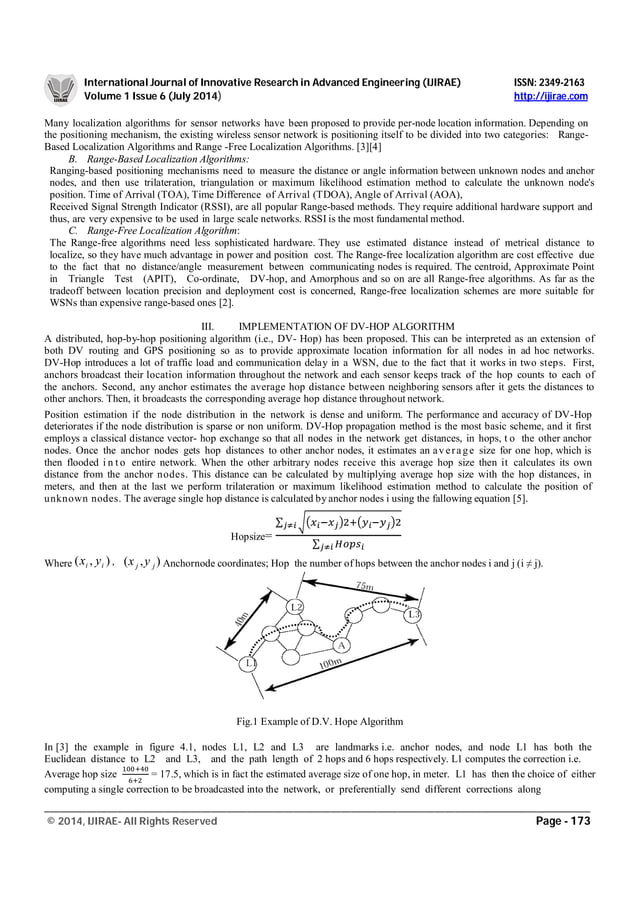 Range Free Localization Using Expected Hop Progress In Wireless Sensor