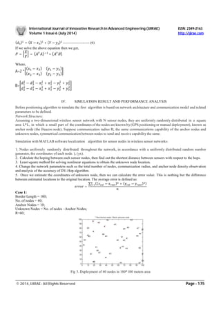 Range Free Localization using Expected Hop Progress in Wireless Sensor Network | PDF