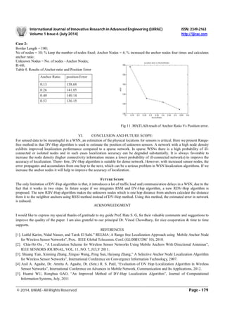 Range Free Localization using Expected Hop Progress in Wireless Sensor Network | PDF