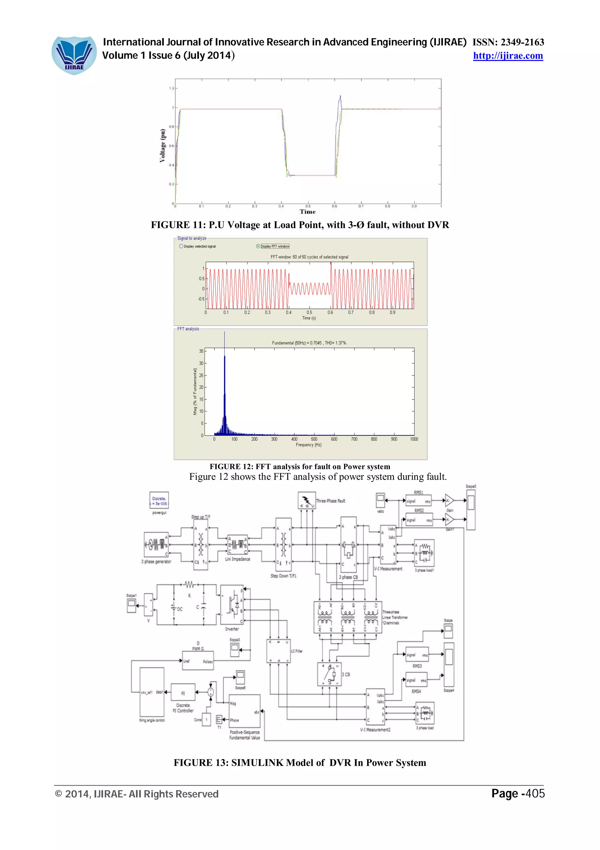 Enhancement of Power Quality Problem by Using Dynamic Voltage Restorer | PDF