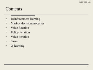 Reinforcement Learning | PPT