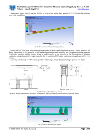 Design, Modelling & Analysis of Safety Impact Guard for Heavy Duty ...