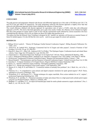 Simulation of Combustion Process with Delayed Entry Technique Using ...