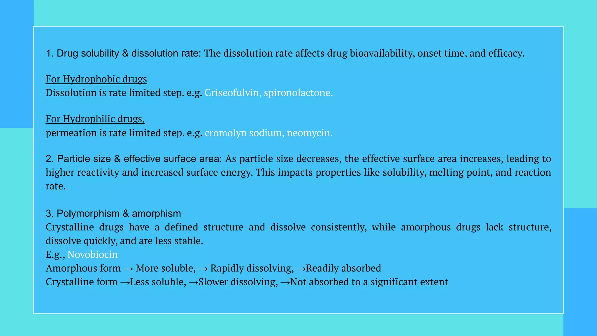 Factors Affecting Drug Absorption | PPTX