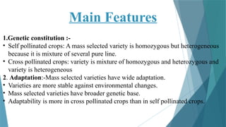 Pureline and mass selection procedure and pureline theory | PPT