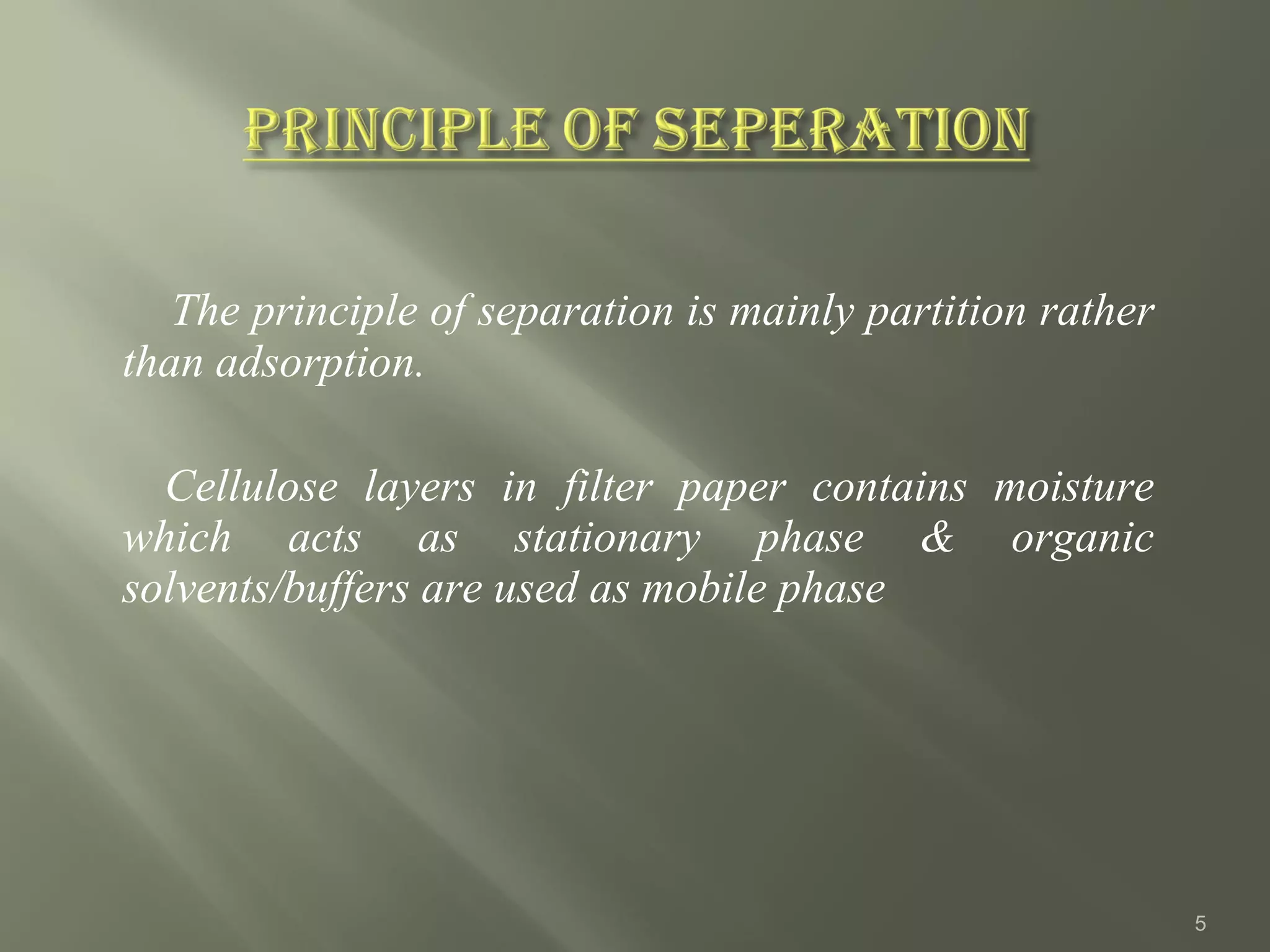 Paper Chromatography in simple words | PPT