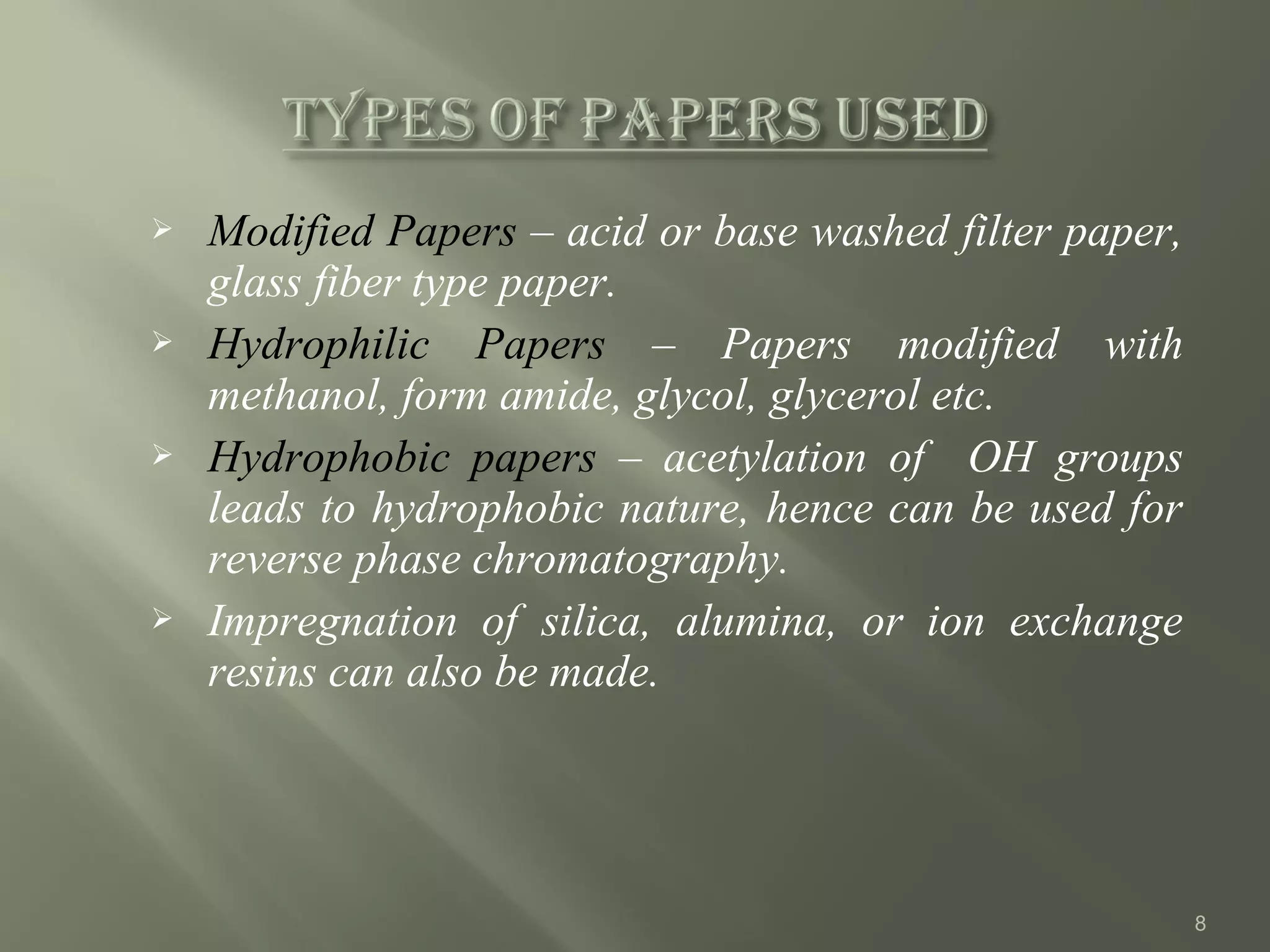 Paper Chromatography in simple words | PPT